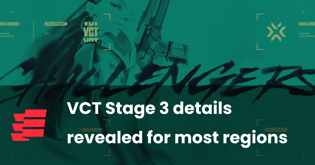 VCT Stage 3 details revealed for most regions | esports.gg