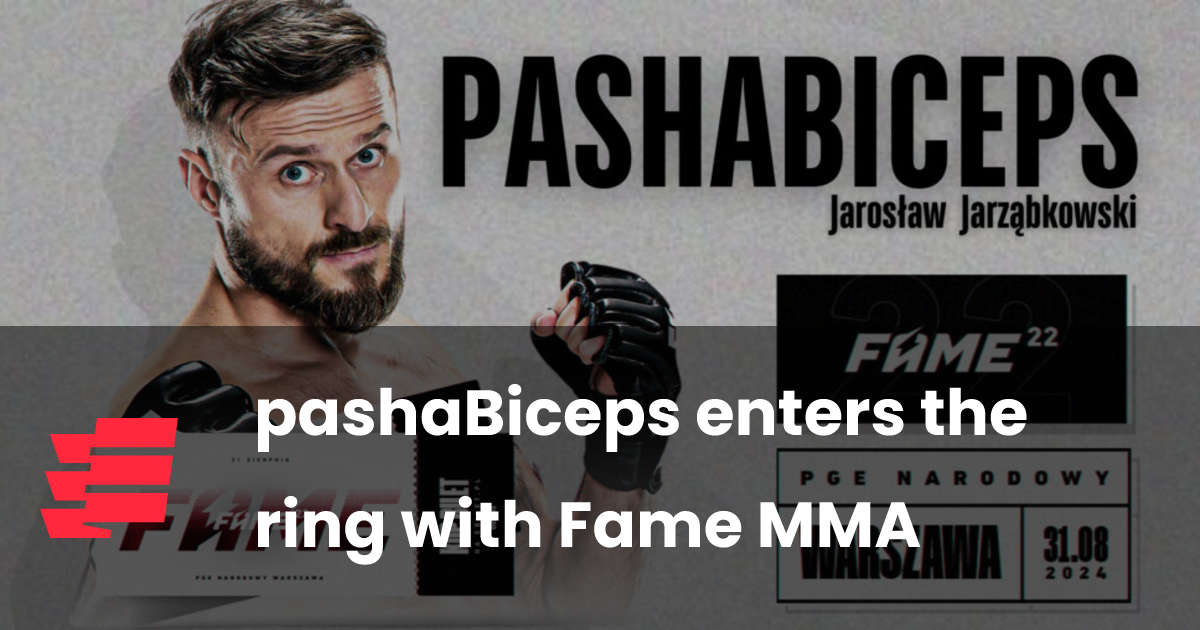 pashaBiceps enters the ring with Fame MMA | esports.gg